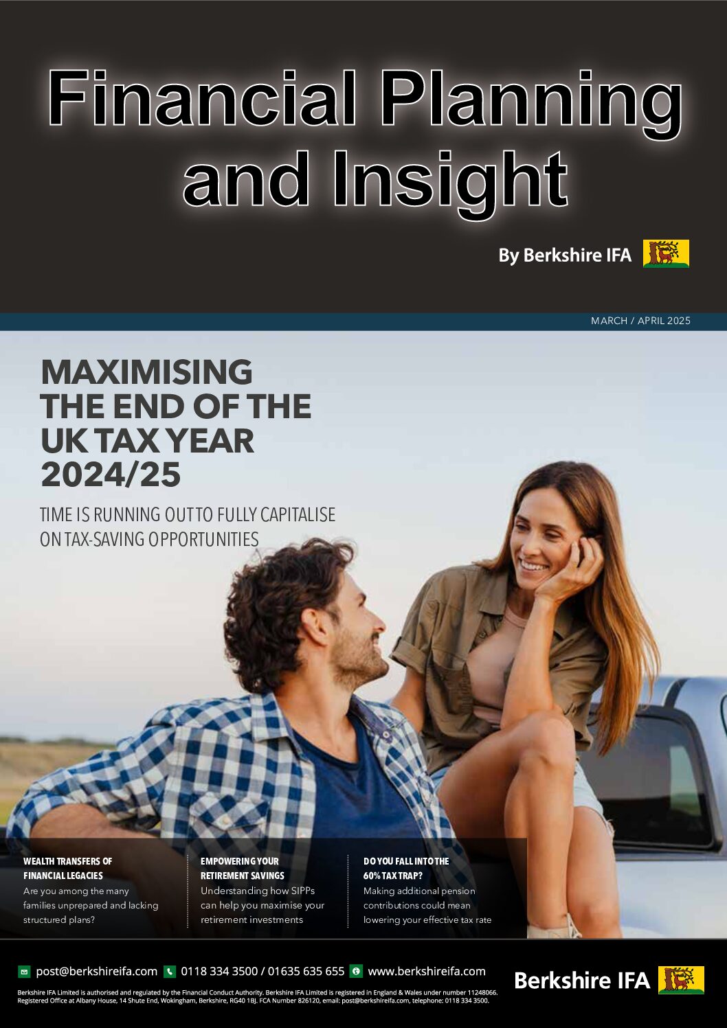 Maximising your End of Year 2024/25 Leaflet - Financial Planning & Mortgage Advice | Berkshire IFA